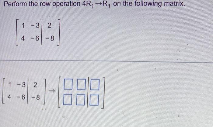 Solved Find The Size Of The Matrix Determine If It Is A