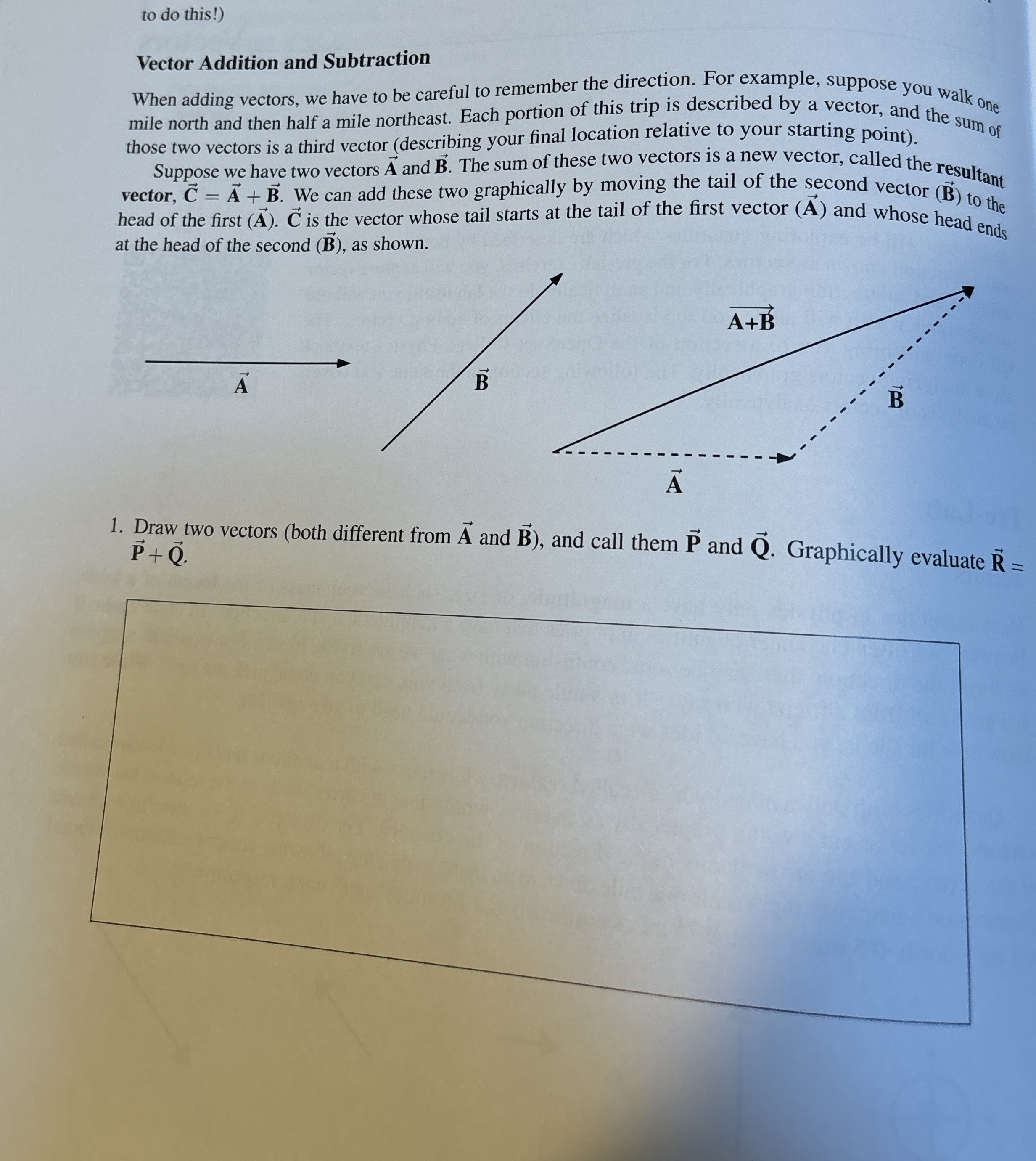 Solved Vector Addition and SubtractionWhen adding vectors, | Chegg.com