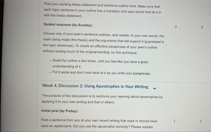 Solved You have to answer discussion 1 before discussion 2 | Chegg.com