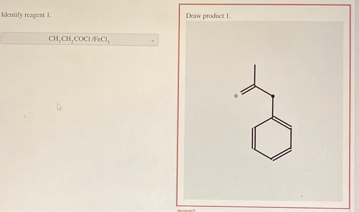 Solved Identify reagent 1 .Identify reagent 1. Draw product | Chegg.com