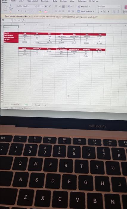 Solved Home Insert Draw Page Layout Formulas Data Review | Chegg.com