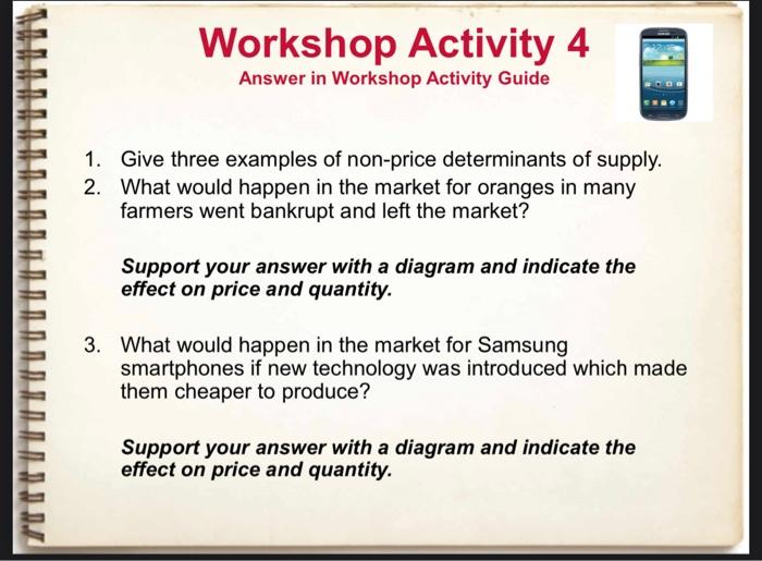 Solved Workshop Activity 4 Answer in Workshop Activity Guide | Chegg.com