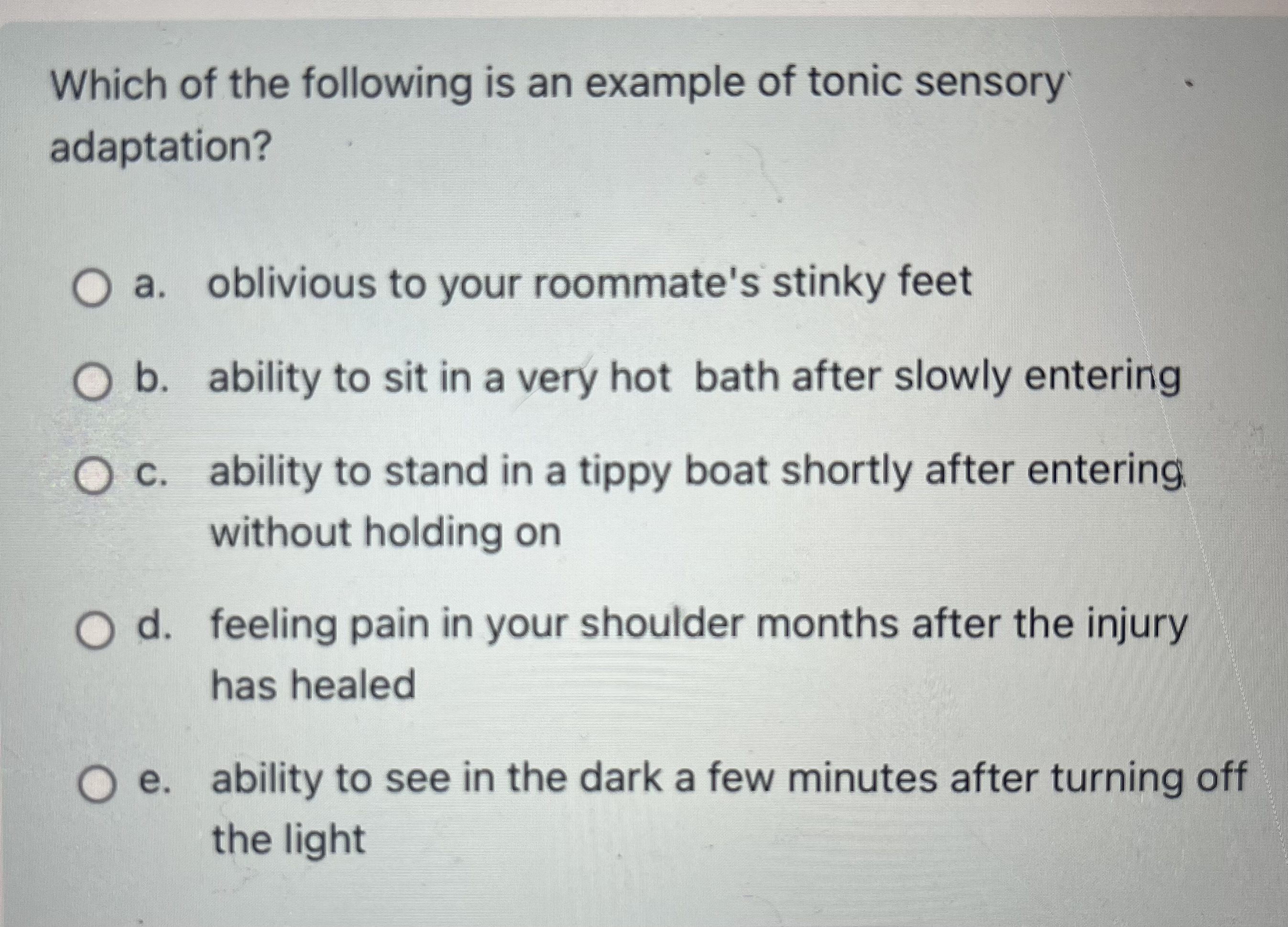 Solved Which of the following is an example of tonic | Chegg.com