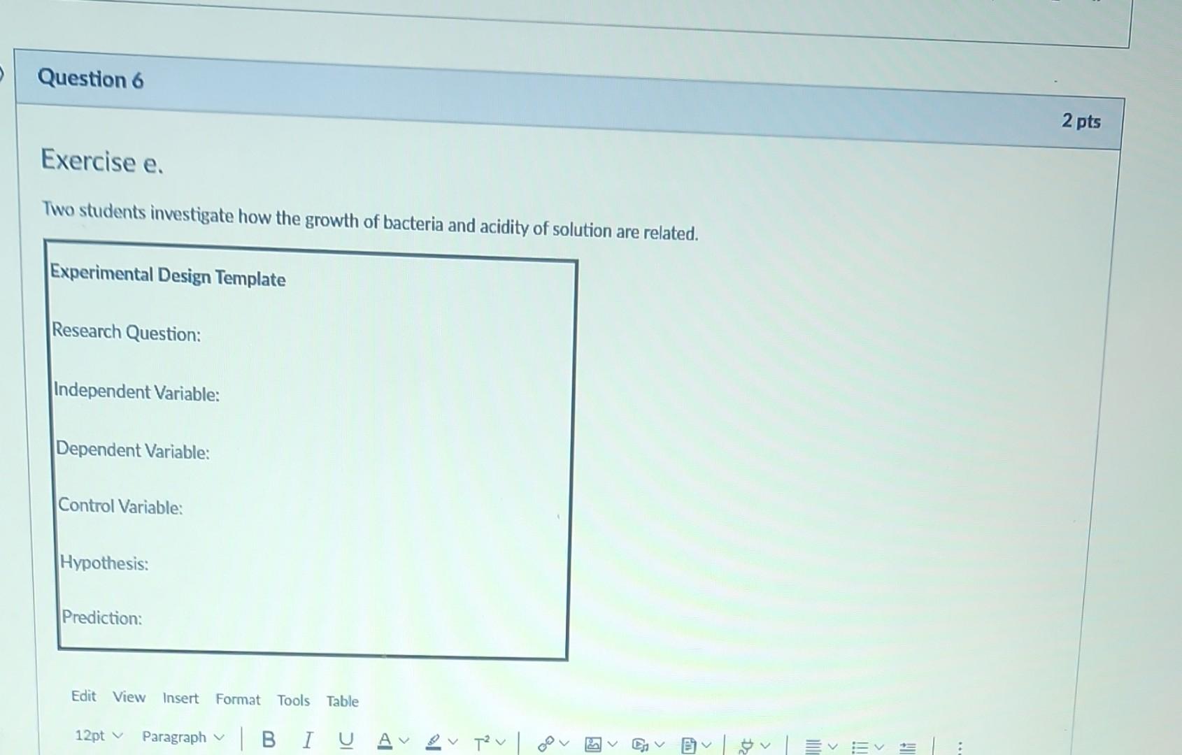 Solved Two students wish to investigate how amount of light | Chegg.com