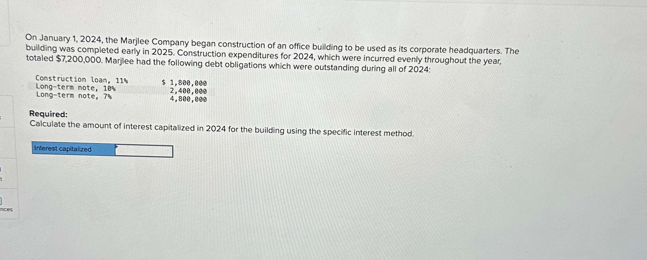 Solved On January 1, 2024, ﻿the Marjlee Company began | Chegg.com