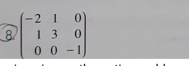 Solved Characteristic Equation 2 Eigenvalue 3 Eigenvector