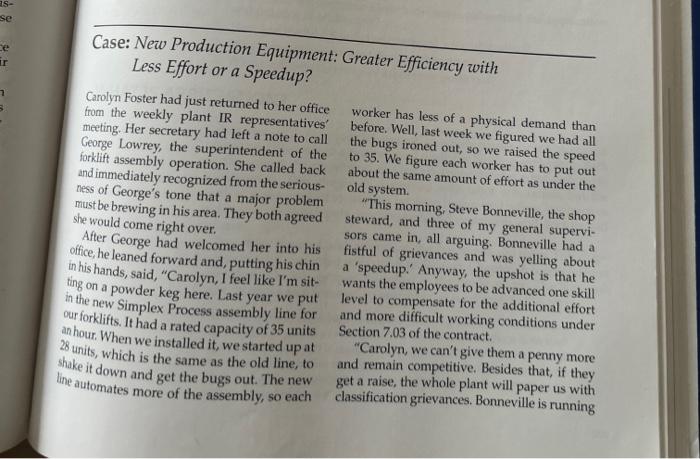 Solved worker has less of a physical demand than before. | Chegg.com