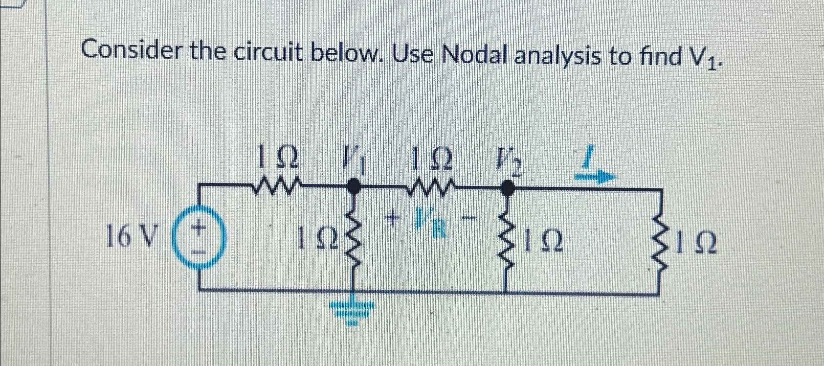 Solved Consider the circuit below. Use Nodal analysis to | Chegg.com