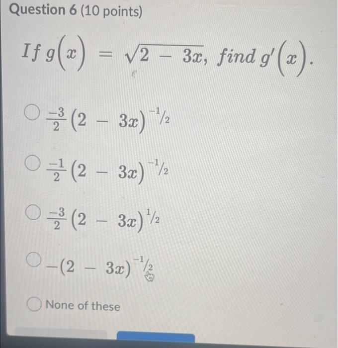 Solved Question 6 (10 points) | Chegg.com