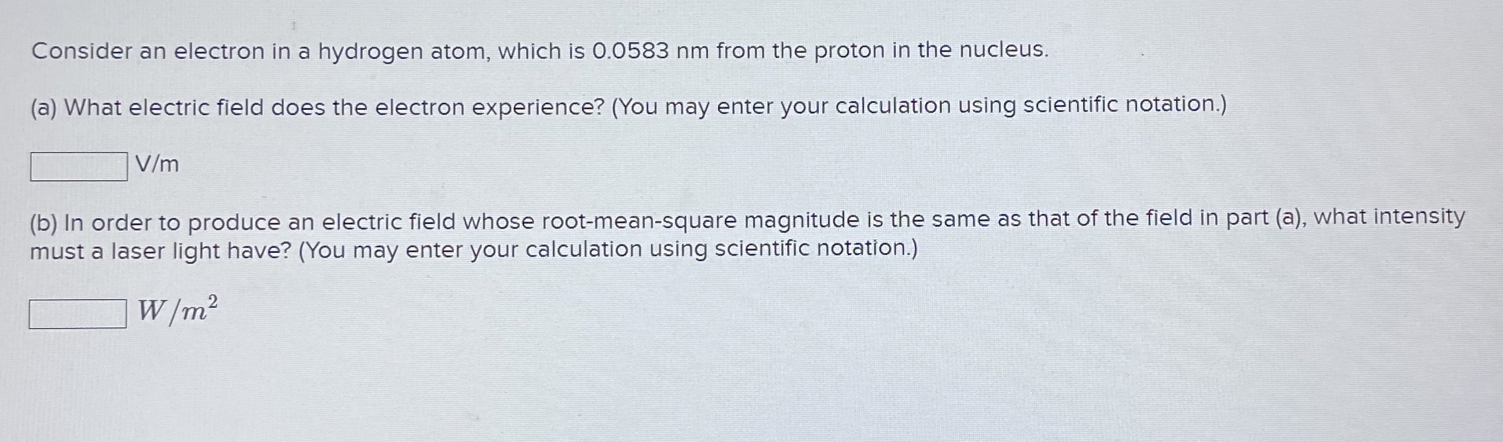 Consider an electron in a hydrogen atom, which is | Chegg.com