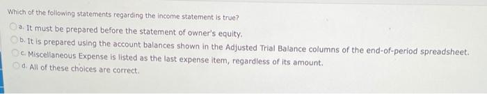 Solved Which of the following are examples of subsections | Chegg.com