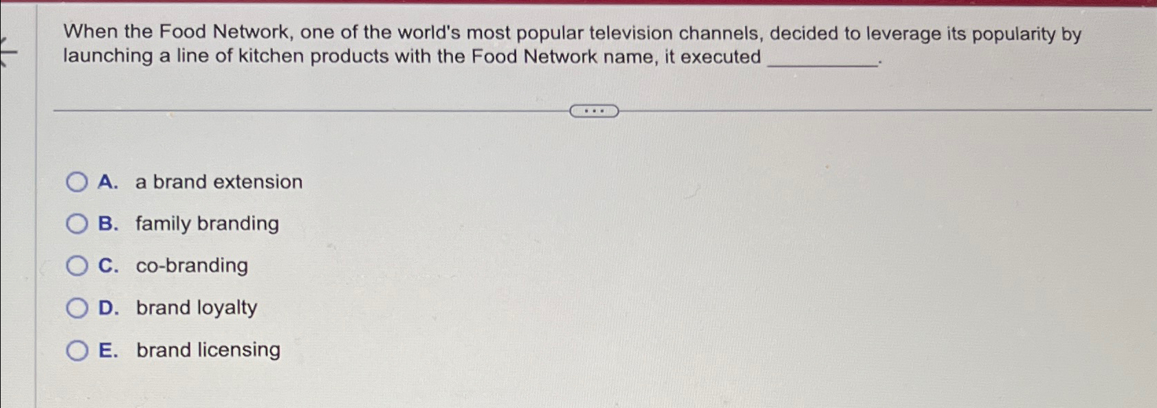 Solved When the Food Network, one of the world's most | Chegg.com