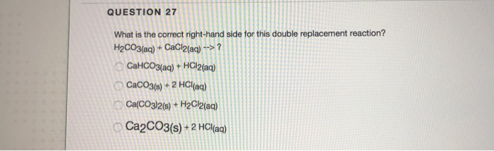 Solved QUESTION 27 What is the correct right-hand side for | Chegg.com