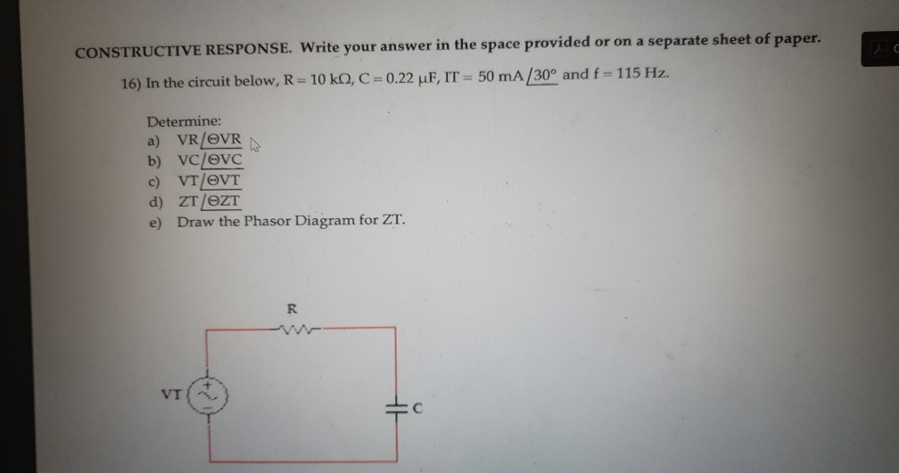 Solved CONSTRUCTIVE RESPONSE. Write your answer in the space | Chegg.com Solved CONSTRUCTIVE RESPONSE. Write your answer in the space | Chegg.com
