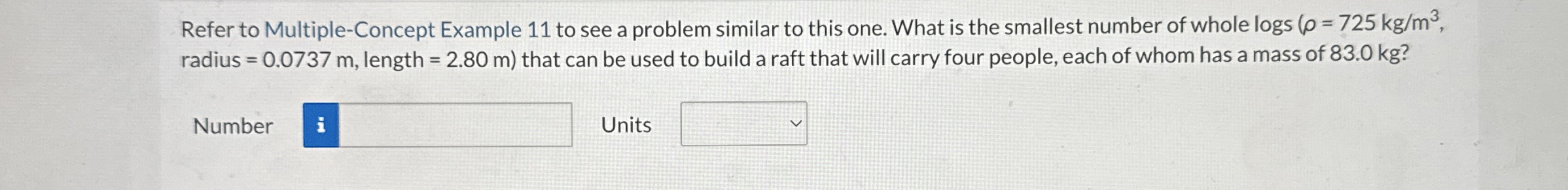 Solved by an EXPERT Refer to Multiple-Concept Example 11 ﻿to see a | Chegg.com
