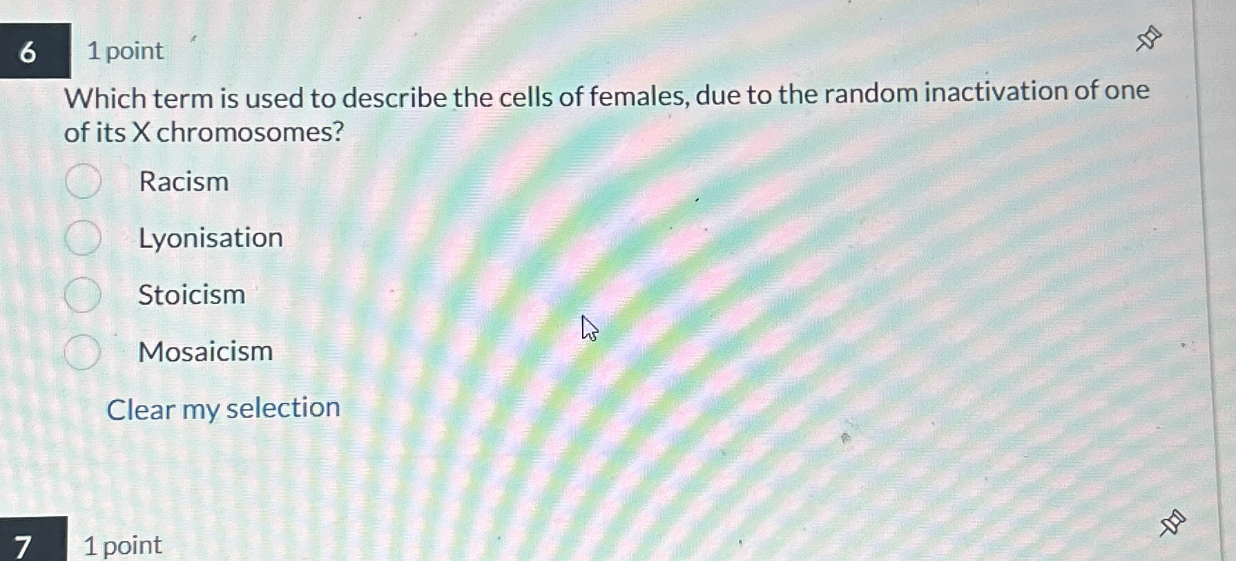 Solved 61 ﻿pointWhich term is used to describe the cells of | Chegg.com
