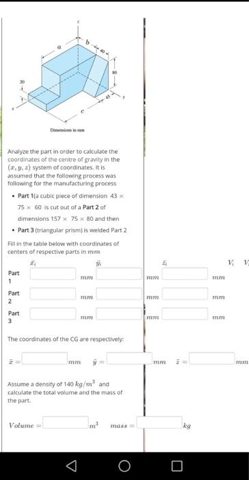 Solved Analyze the part in order to calculate the | Chegg.com