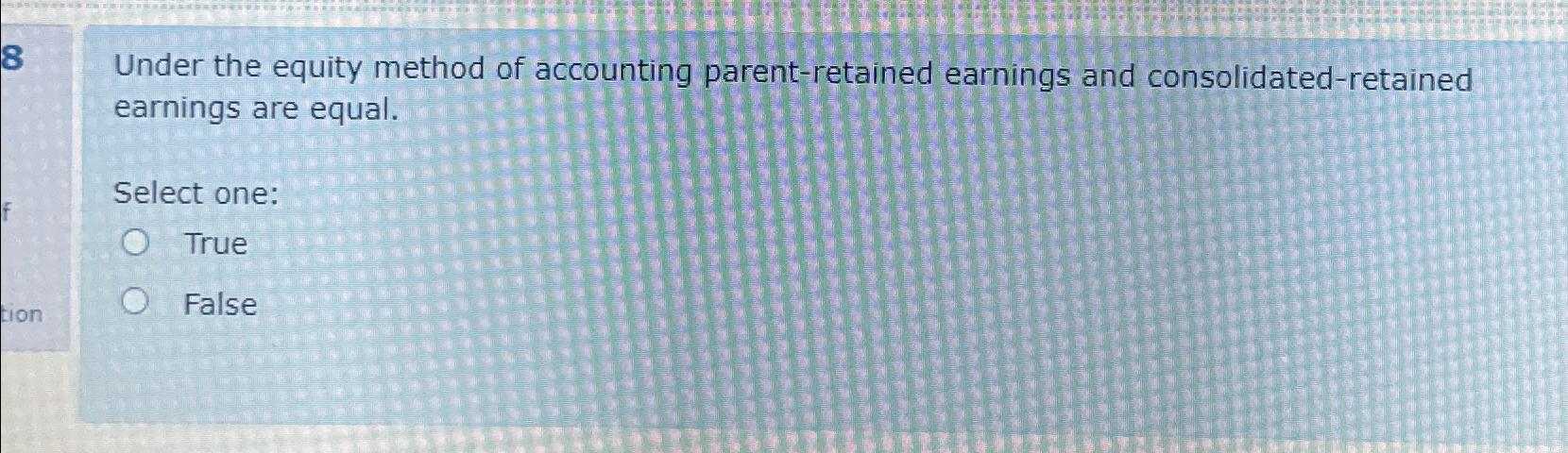 Solved 18Under the equity method of accounting | Chegg.com