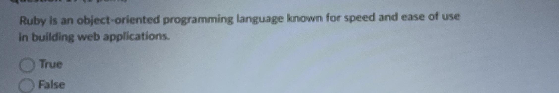 High Quality SOLUTION Ruby is an object-oriented programming language known | Chegg.com