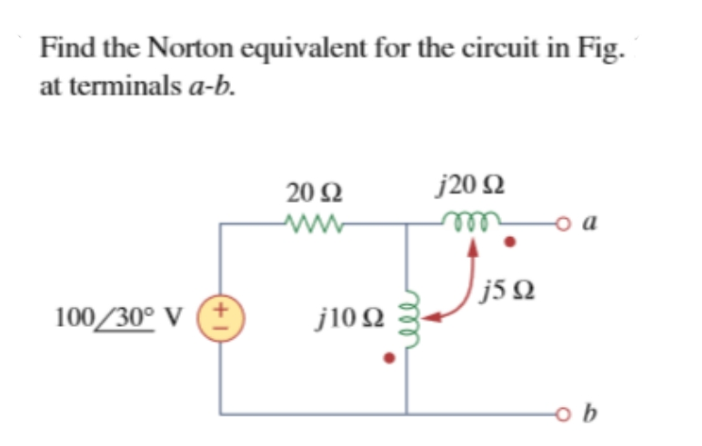 Solved Find the Norton equivalent for the circuit in Fig. at | Chegg.com