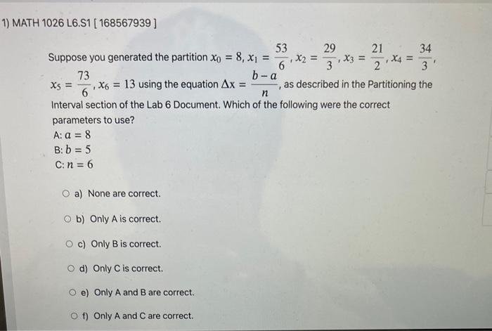 Solved Suppose you generated the partition | Chegg.com