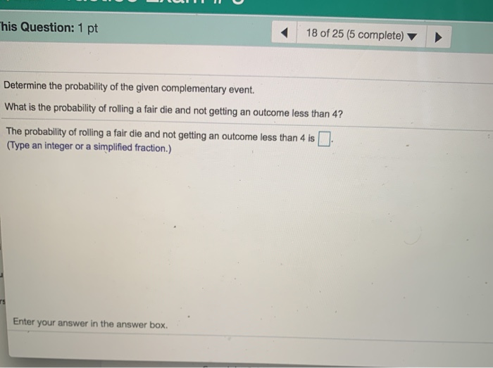 Solved This Question: 1 pt 18 of 25 (5 complete) Determine | Chegg.com