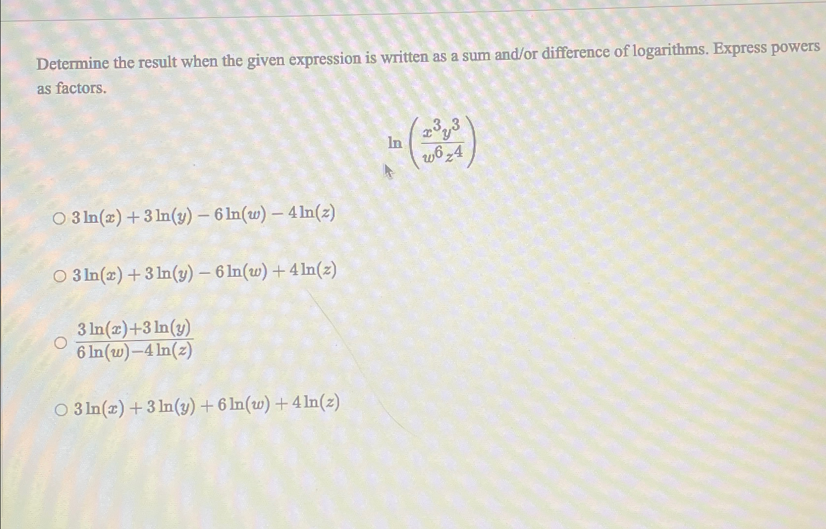 Solved Determine the result when the given expression is | Chegg.com