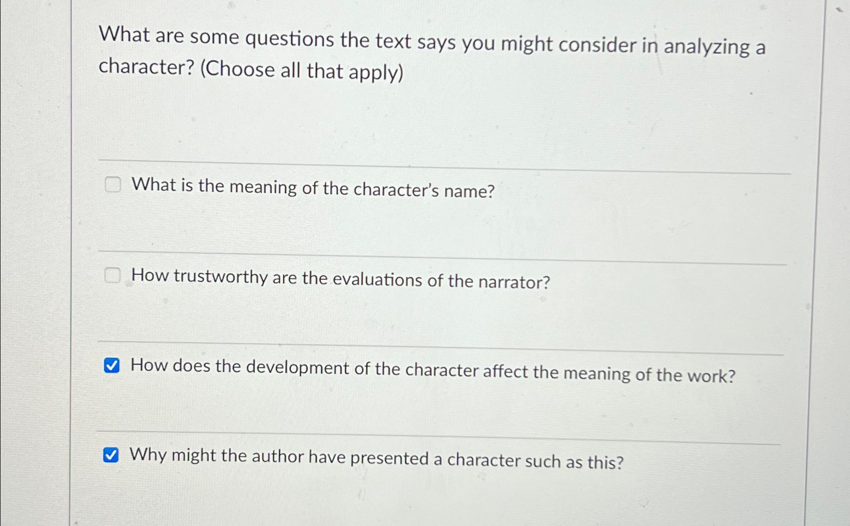Solved What are some questions the text says you might | Chegg.com