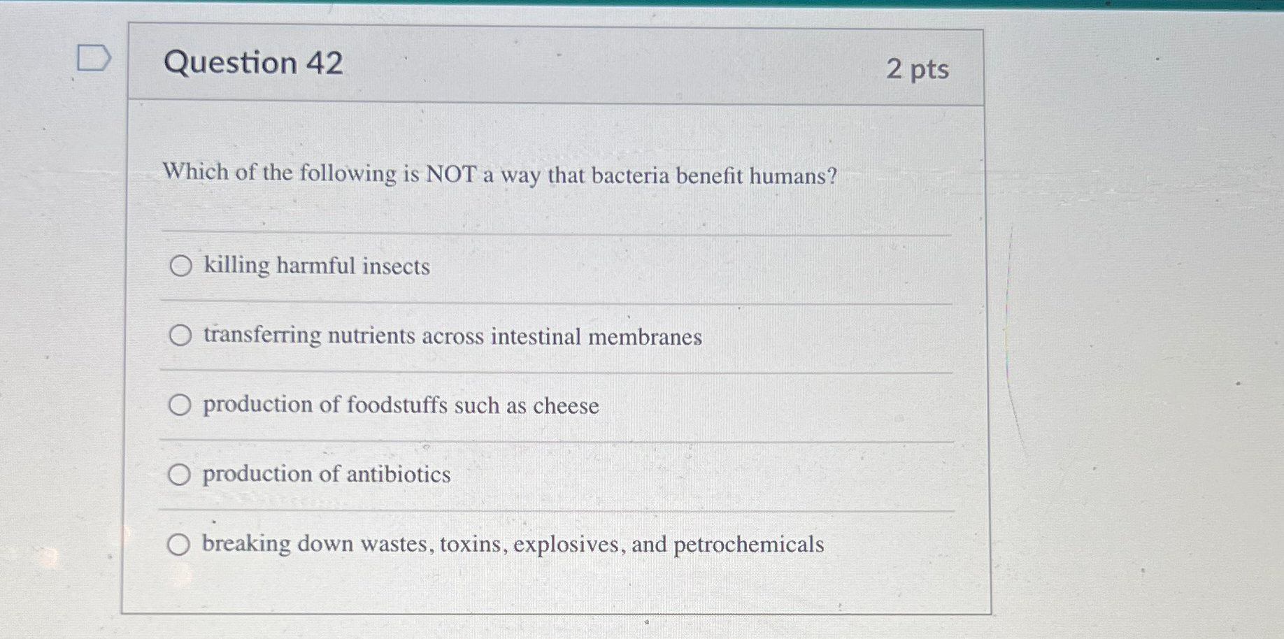 Solved Question 422 ﻿ptsWhich of the following is NOT a way | Chegg.com