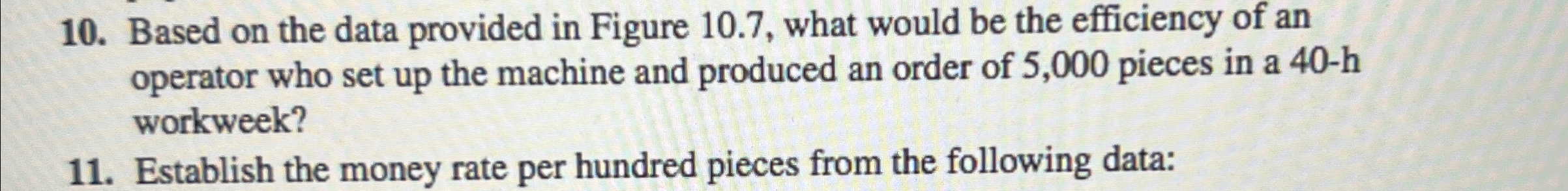 Solved Based on the data provided in Figure 10.7, ﻿what | Chegg.com