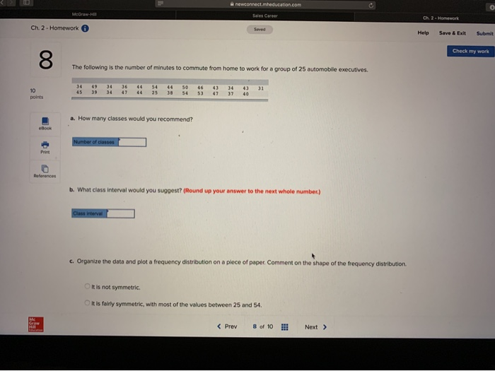 Solved newconnect. meducation.com a 2 - Home Ch 2 - Homework | Chegg.com