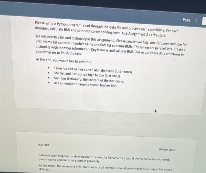 Solved python , please help me create this program according | Chegg.com
