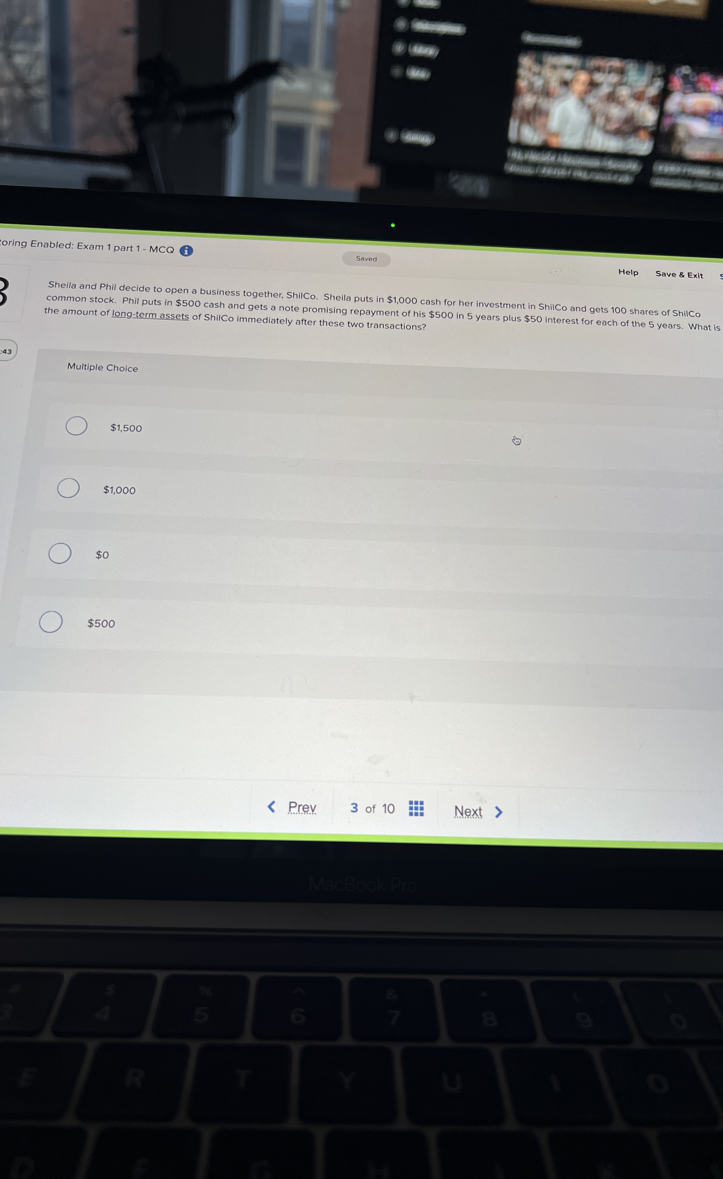 Solved oring Enabled: Exam 1 ﻿part 1-MCQSavedHelp Save & | Chegg.com