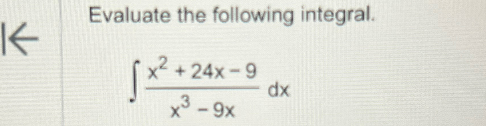 Solved Evaluate the following integral Using partial | Chegg.com