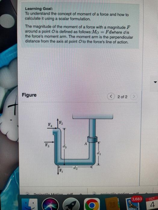 Solved 2 Moment of a Force: Scalar Formulation Leamino Cosal | Chegg.com