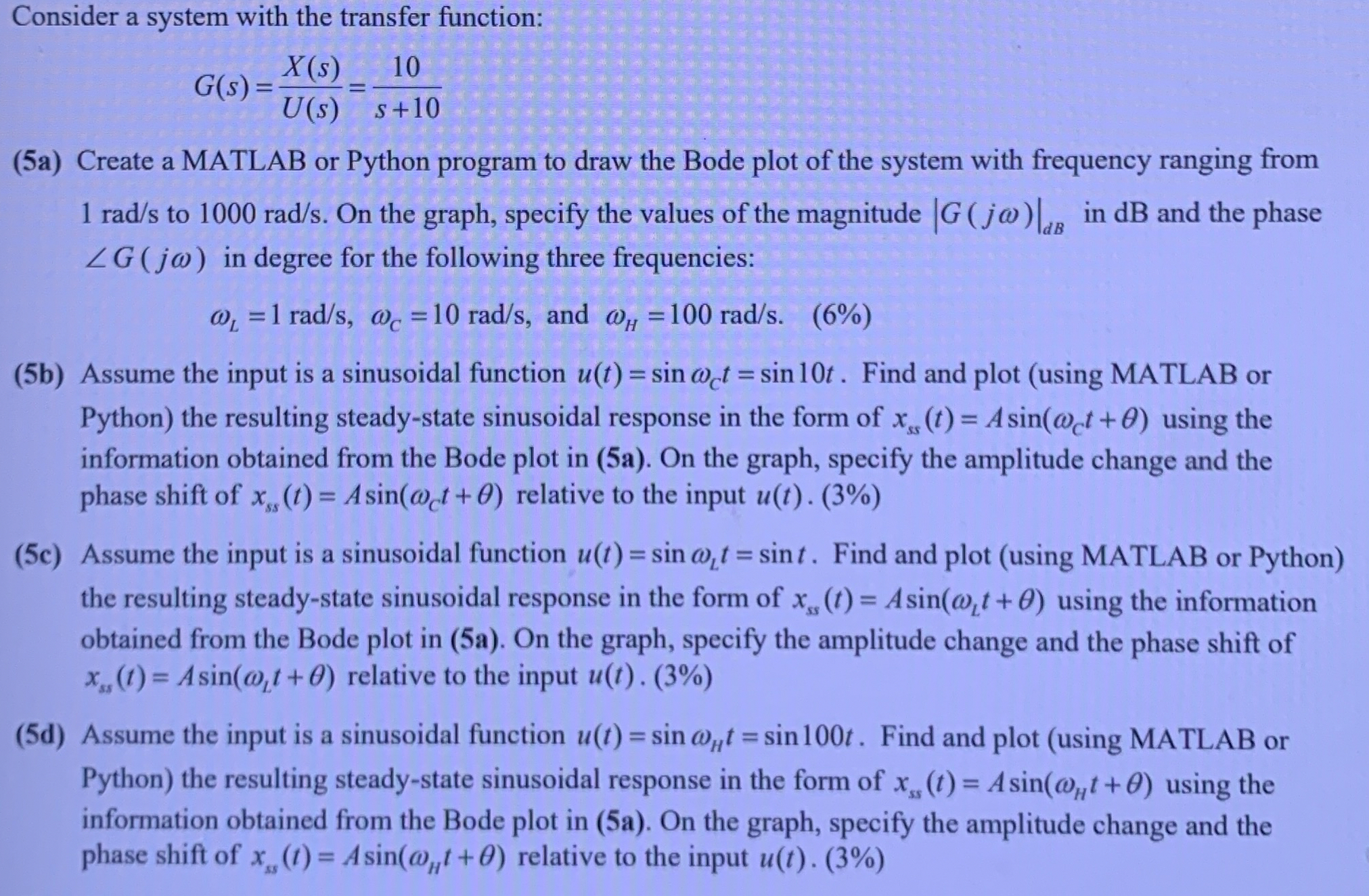 Solved Consider a system with the transfer | Chegg.com