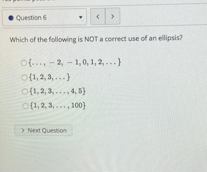 Solved • Question 6 Which Of The Following Is Not A 