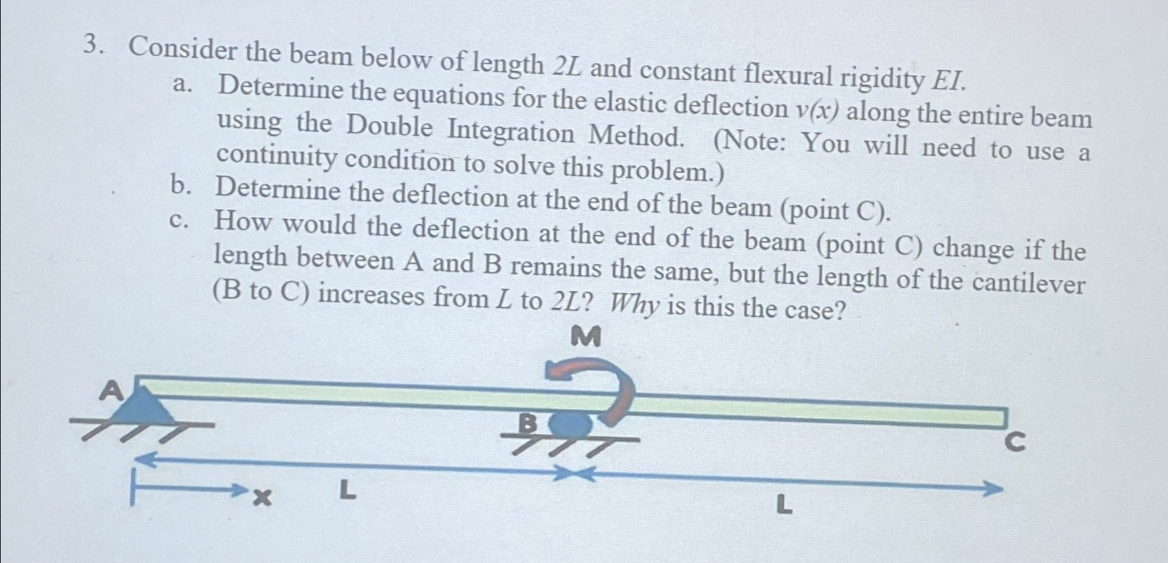 Solved PLEASE LABEL EACH SECTION CLEARLY (a b and c) | Chegg.com
