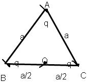 Solved This figure shows an equilateral triangle ABC. A | Chegg.com