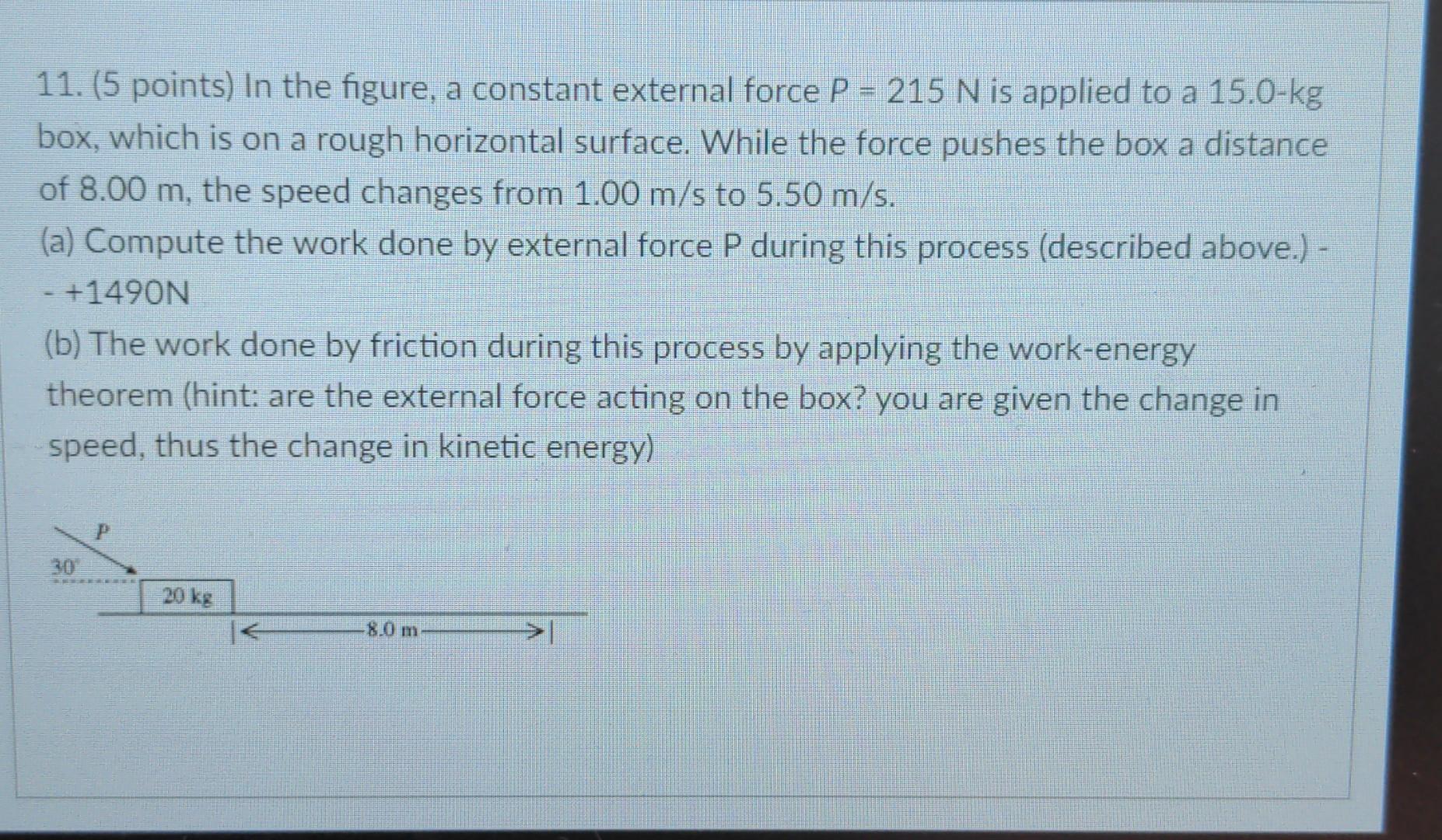 Solved 11. (5 points) In the figure, a constant external | Chegg.com