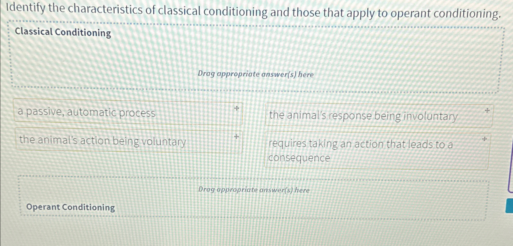 Solved Identify the characteristics of classical | Chegg.com