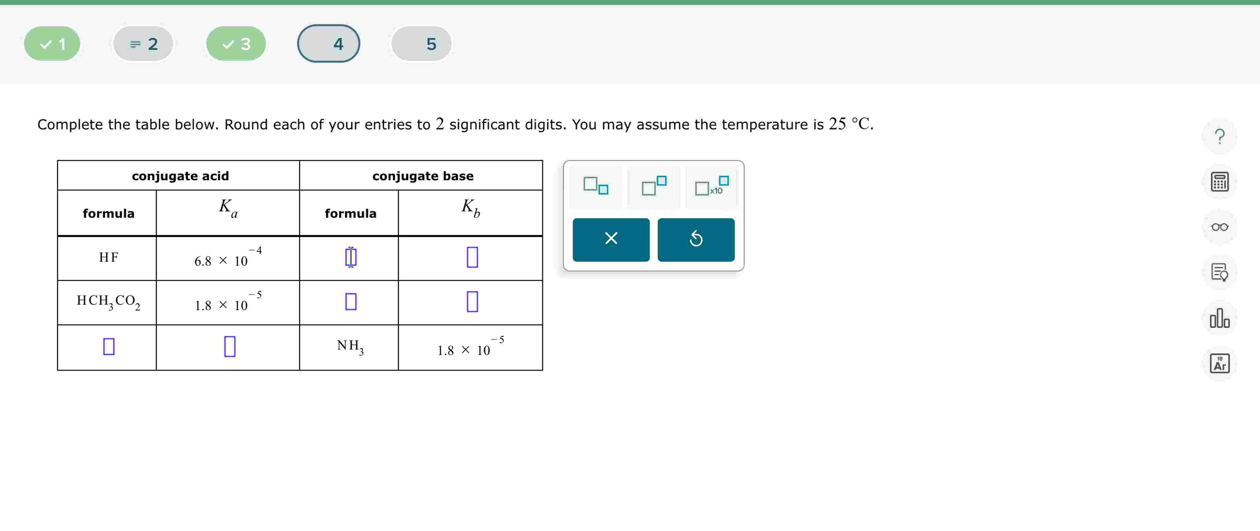 Solved Complete the table below. Round each of your entries | Chegg.com