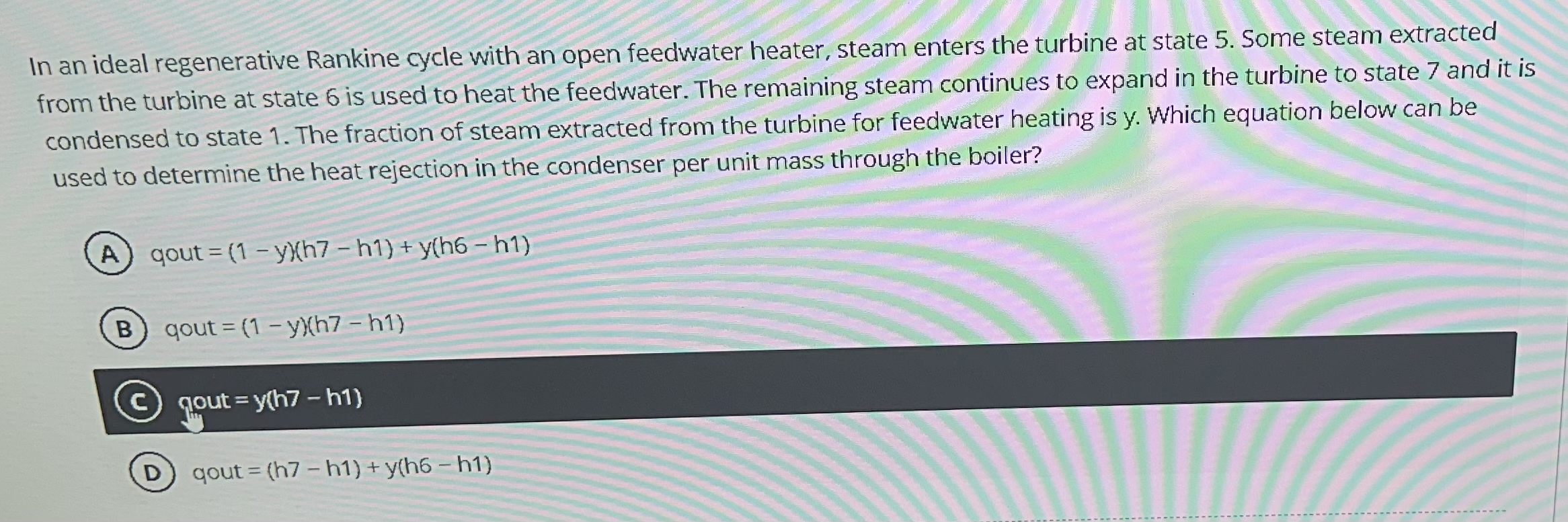 Solved In an ideal regenerative Rankine cycle with an open | Chegg.com