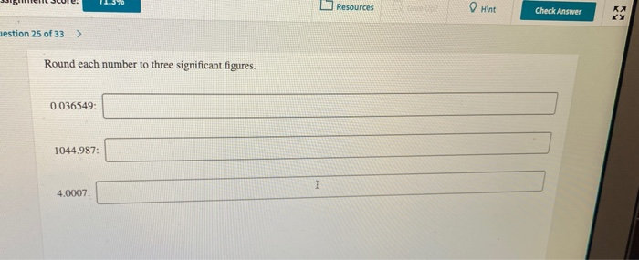 Solved Round each number to two significant figures. | Chegg.com