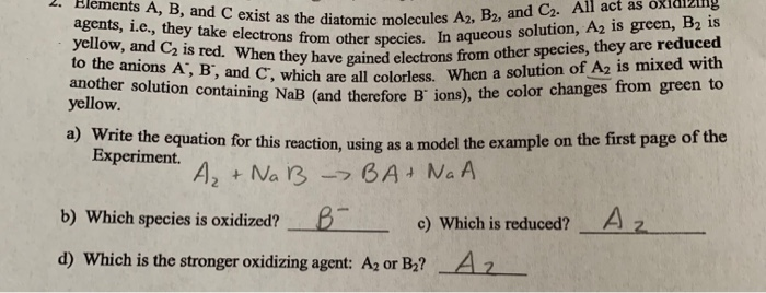 Solved | | 2 - ou are given an unknown solution which | Chegg.com