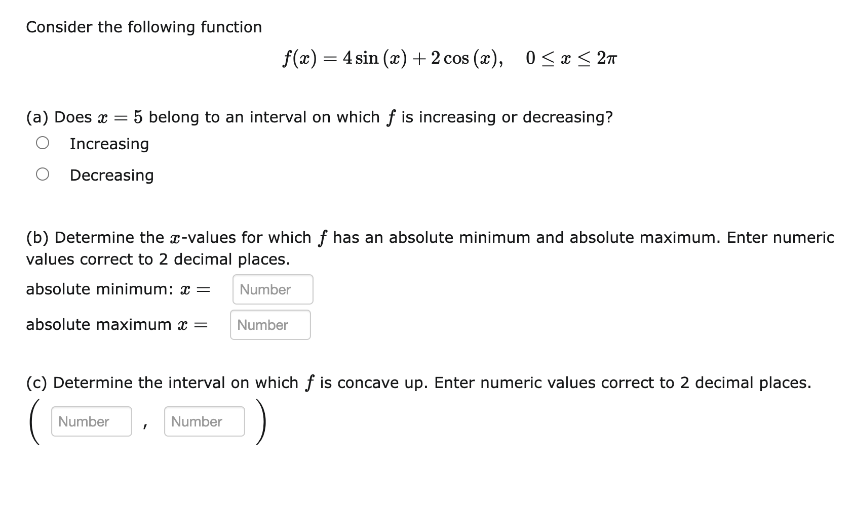 Solved Consider the following | Chegg.com