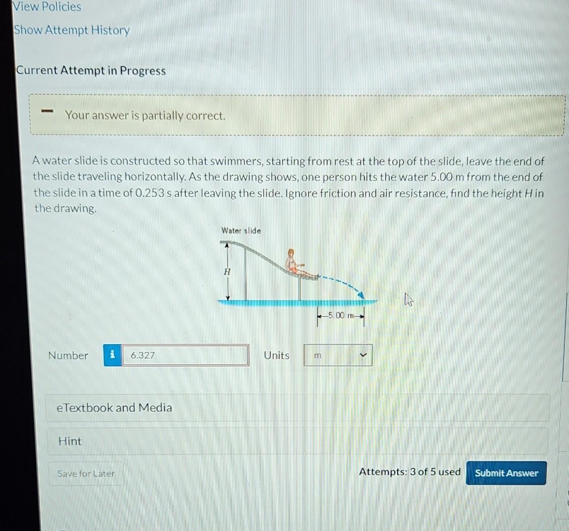 Solved Current Attempt in Progress Your answer is partially | Chegg.com
