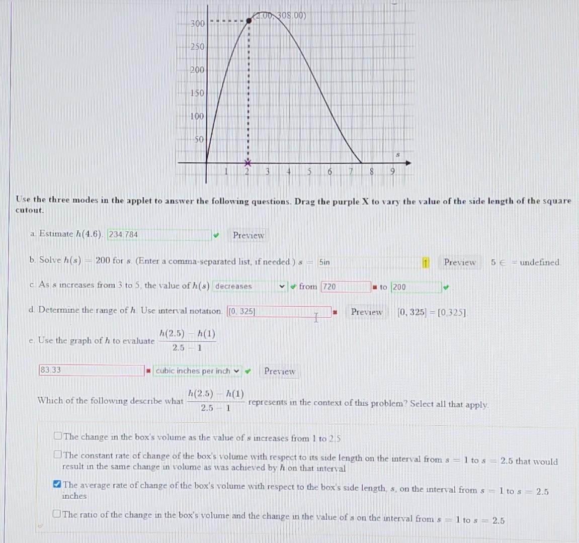 Solved Use the three modes in the applet to answer the | Chegg.com