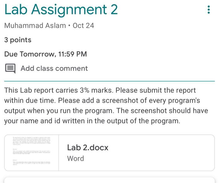 Solved IN1044-Introduction to Programming Assignment 2 Lab | Chegg.com Solved IN1044-Introduction to Programming Assignment 2 Lab | Chegg.com