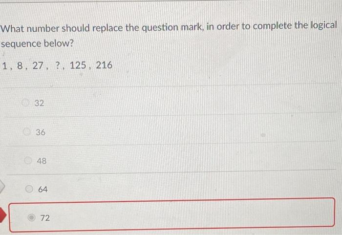 Solved What number should replace the question mark, in | Chegg.com